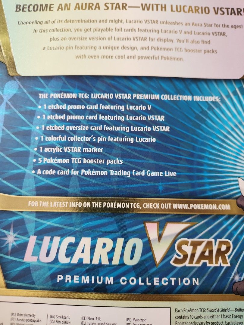 Lucario Vstar Premium Collection, Hobbies & Toys, Toys & Games on Carousell