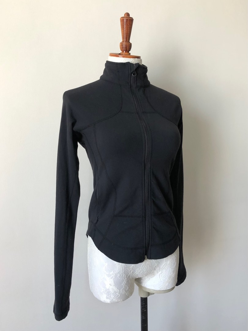 Lululemon black bbl cotton zip up compression define jacket, Women's ...