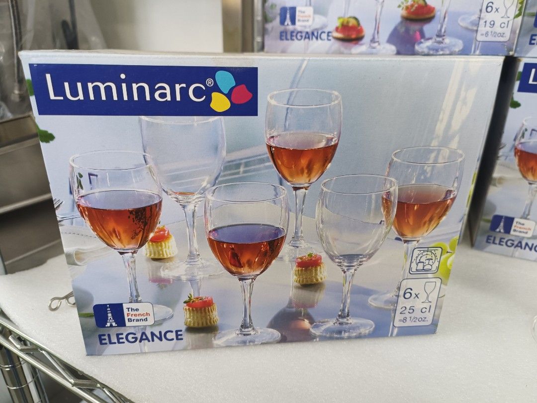 Luminarc Elegance Glass, TV & Home Appliances, Kitchen Appliances, Wine Cellar & Storage on ...