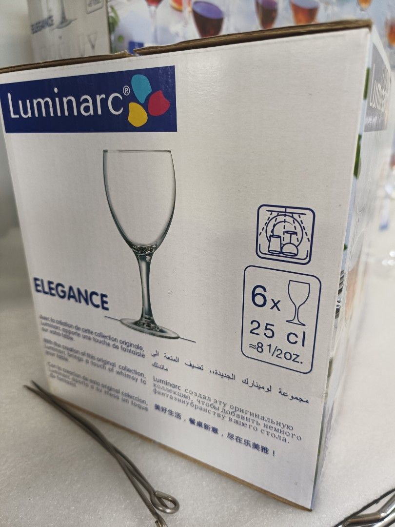 Luminarc Elegance Glass, TV & Home Appliances, Kitchen Appliances, Wine Cellar & Storage on ...