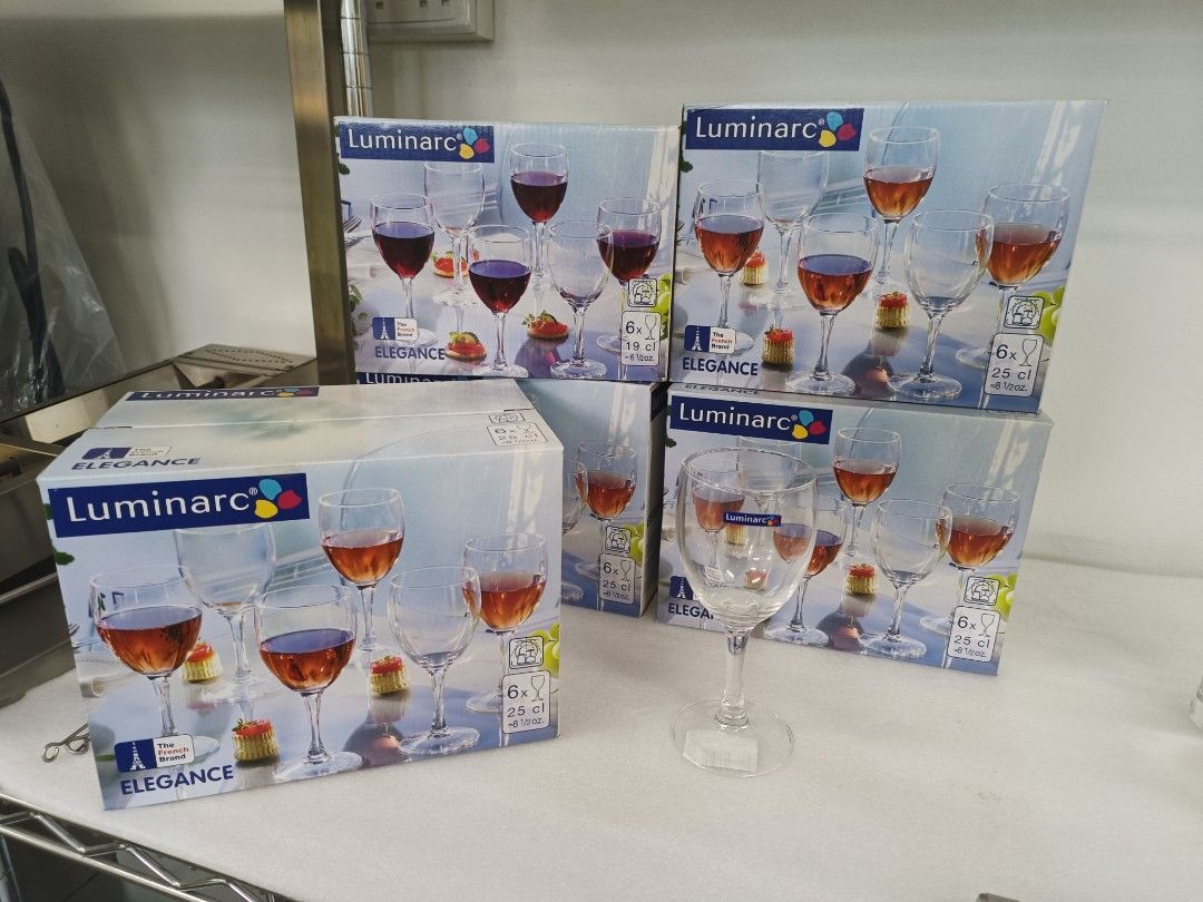 Luminarc Elegance Glass, TV & Home Appliances, Kitchen Appliances, Wine ...