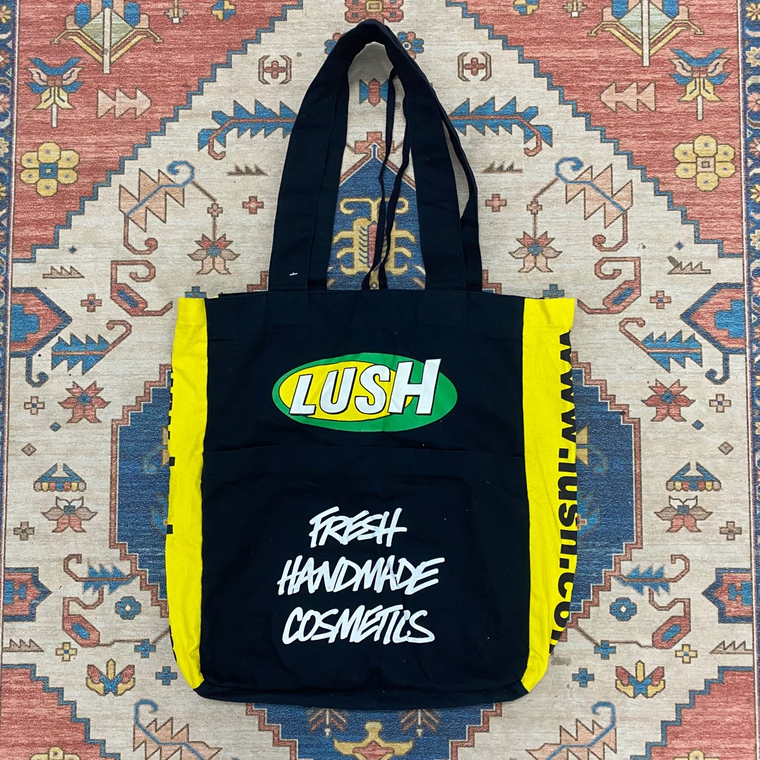 Lush Cosmetics Re-Wrap Tote Bag, Women's Fashion, Bags & Wallets, Tote ...
