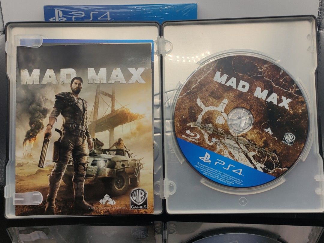 Mad Max Ripper Edition Steelcase PS4, Video Gaming, Video Games ...
