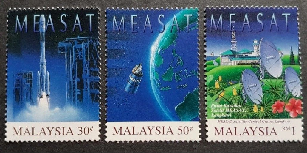 Malaysia 1996 Launching Of Malaysia East Asia Satellite (MEASAT ...