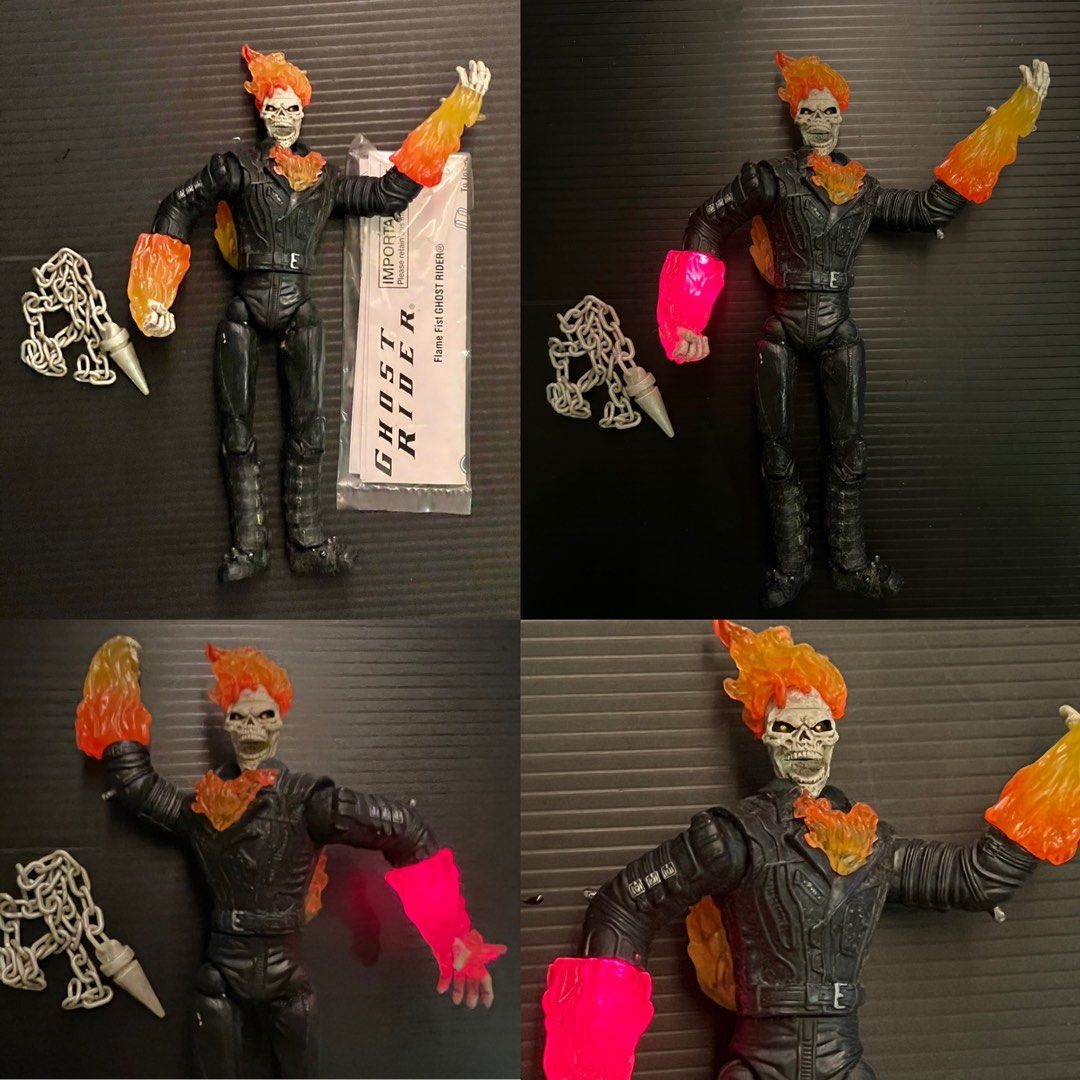 Marvel Legends | Movie Ghost Rider 6 inch Flame Fist Ghostrider Figure ...