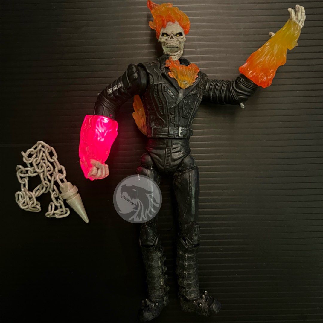 Marvel Legends | Movie Ghost Rider 6 inch Flame Fist Ghostrider Figure ...