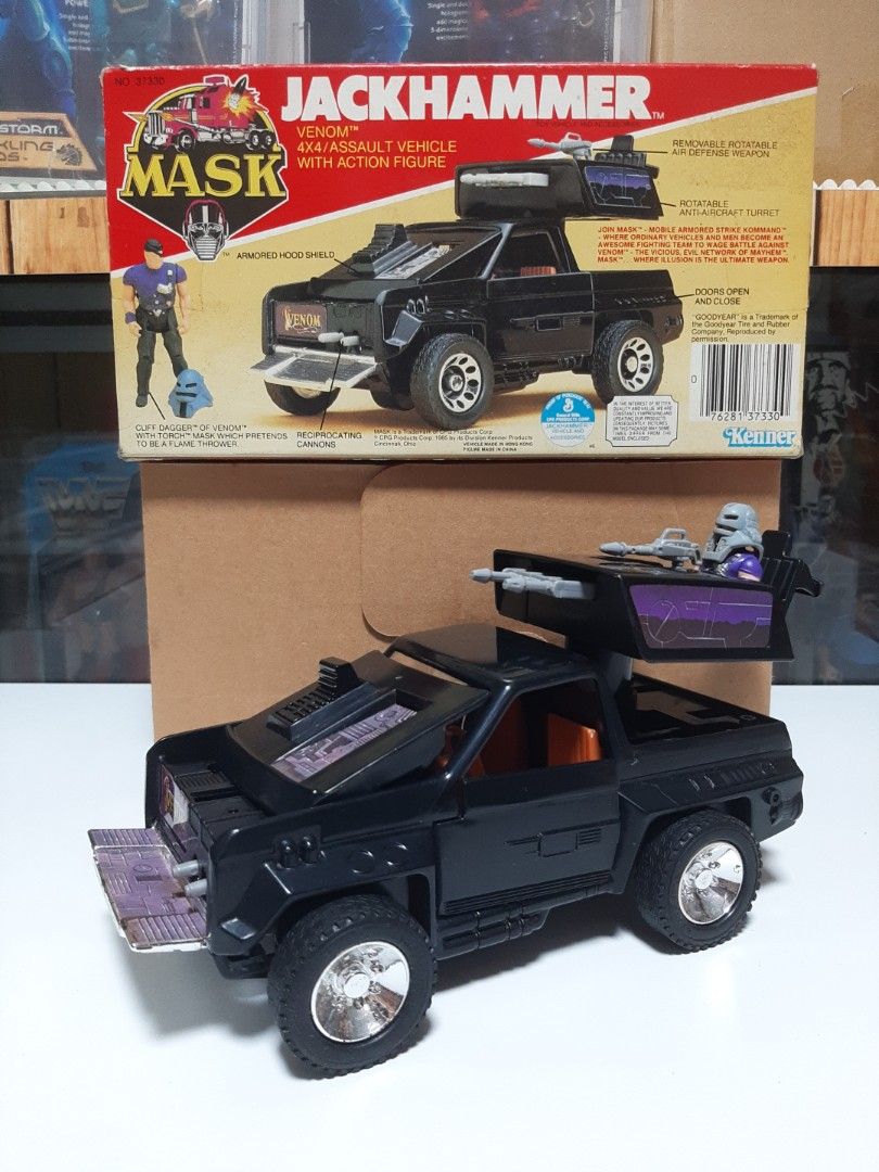 M.A.S.K MASK KENNER Jackhammer with box & insert, Hobbies & Toys, Toys ...