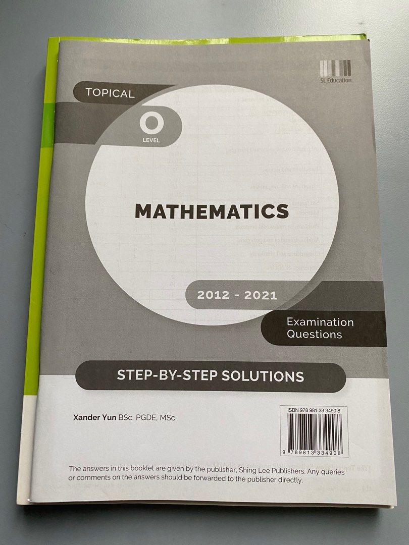 Mathematics TYS (Topical) secondary, Hobbies & Toys, Books & Magazines ...