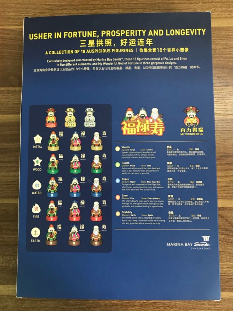 MBS Fu Lu Shou Caishen collectible figurines, Hobbies & Toys, Toys ...