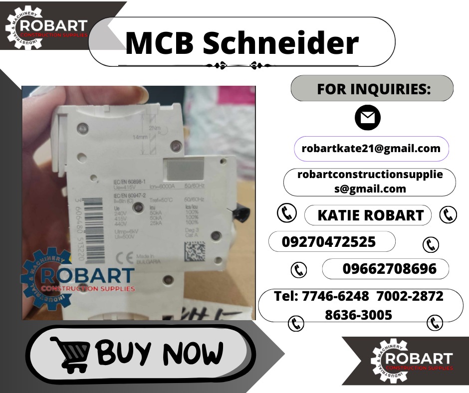 MCB Schneider, Commercial & Industrial, Construction Tools & Equipment ...