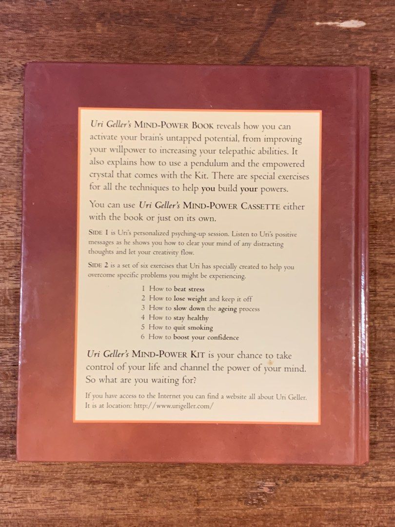 Mind-Power Book book by Uri Geller with Jane Struthers, Hobbies & Toys ...