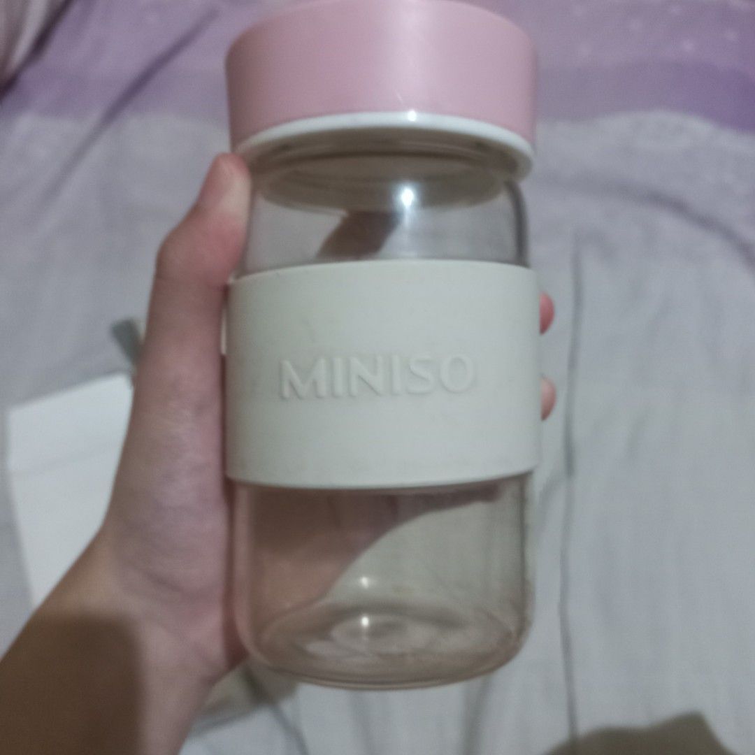 Miniso botol kaca original, Kitchen & Appliances di Carousell
