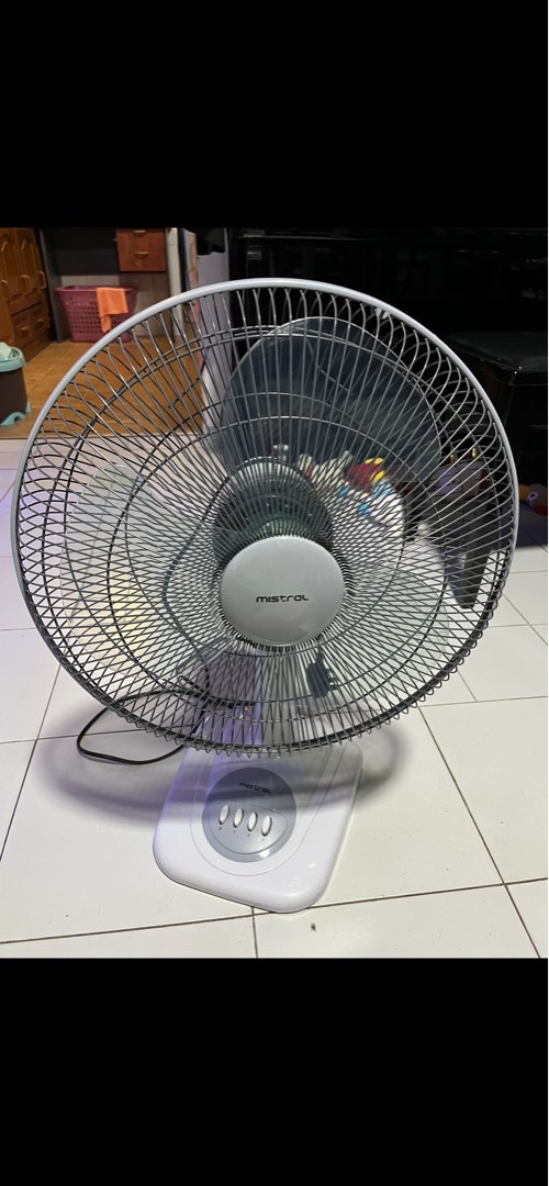 Mistral 12” Table Fan, Furniture & Home Living, Lighting & Fans, Fans ...
