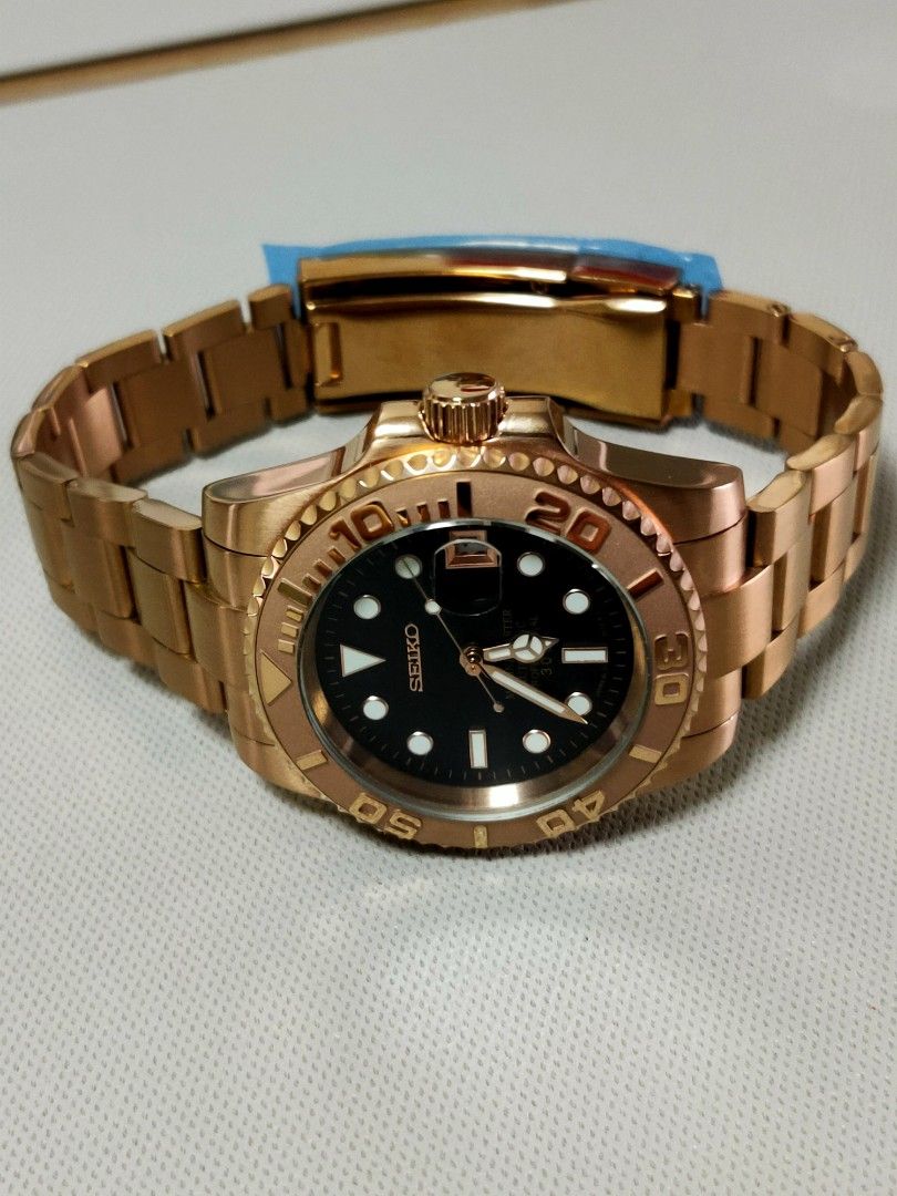 Mod Seiko Rose gold Automatic Watch, Men's Fashion, Watches ...
