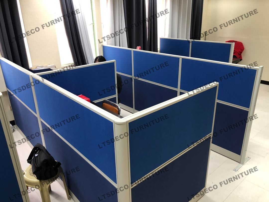 modular office partitions, Furniture & Home Living, Office Furniture ...