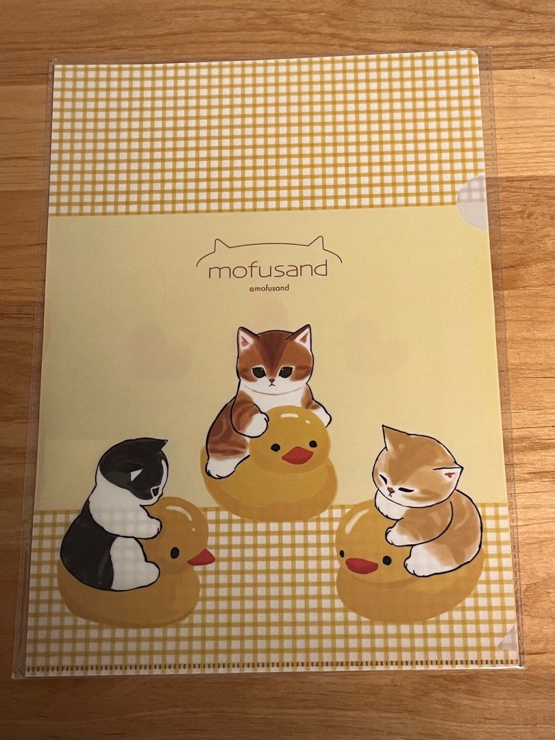 Mofusand A4 file, 興趣及遊戲, 手作＆自家設計, 文具 - Carousell