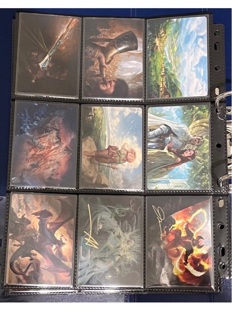 MTG Art Series - Lord of the Rings Complete Set, Hobbies & Toys, Toys ...