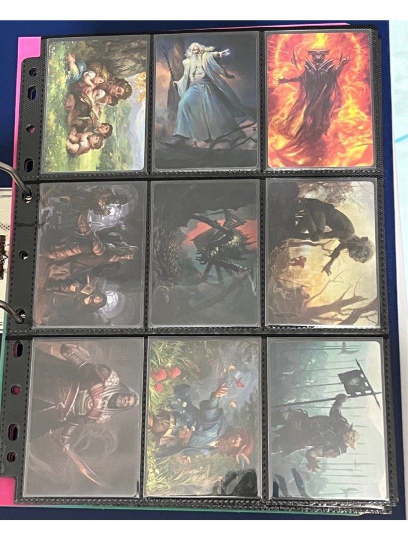 MTG Art Series - Lord of the Rings Complete Set, Hobbies & Toys, Toys ...