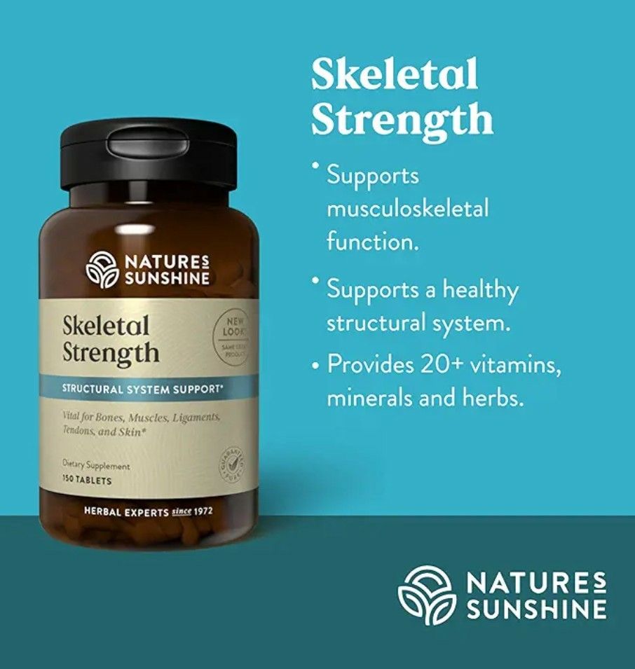Nature Sunshine Skeletal Strength, Health & Nutrition, Health ...