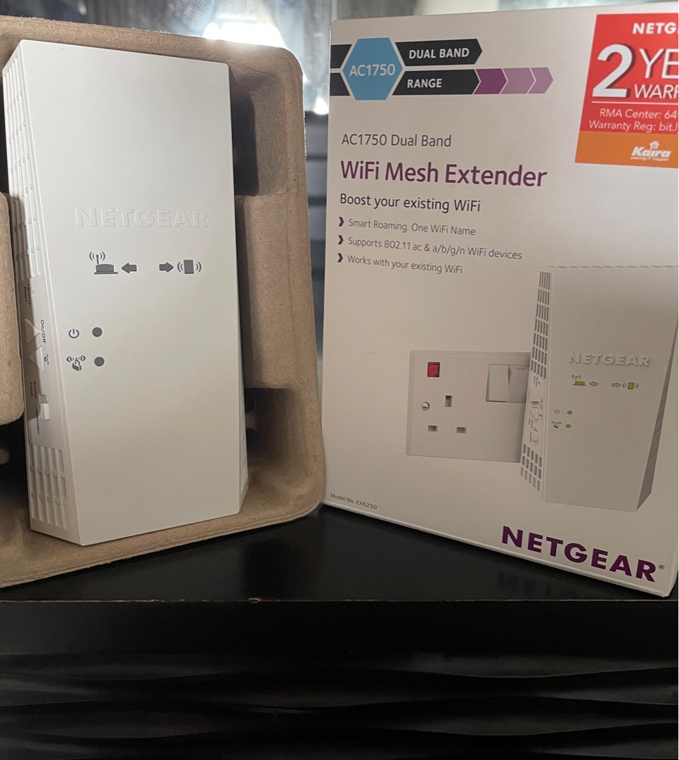 Netgear AC1750 WiFi Mesh Extender, Computers & Tech, Parts ... Netgear AC1750 WiFi Mesh Extender, Computers & Tech, Parts ...