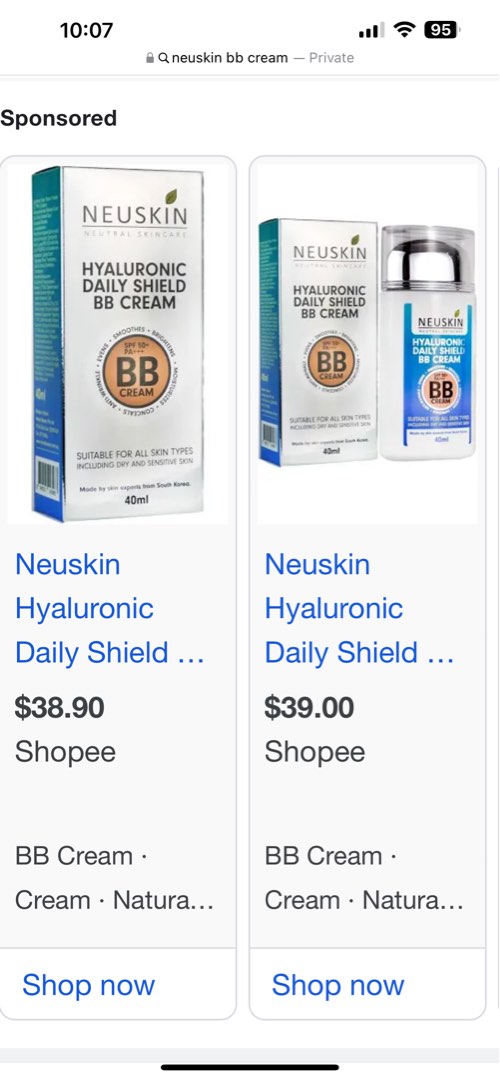 Neuskin BB Cream, Beauty & Personal Care, Face, Face Care on Carousell