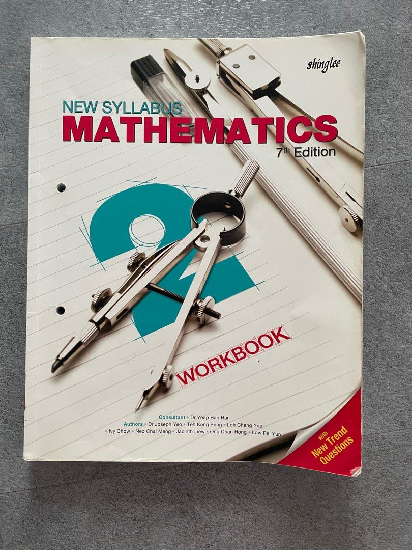 New Syllabus Mathematics 7th Edition workbook secondary 2, Hobbies ...