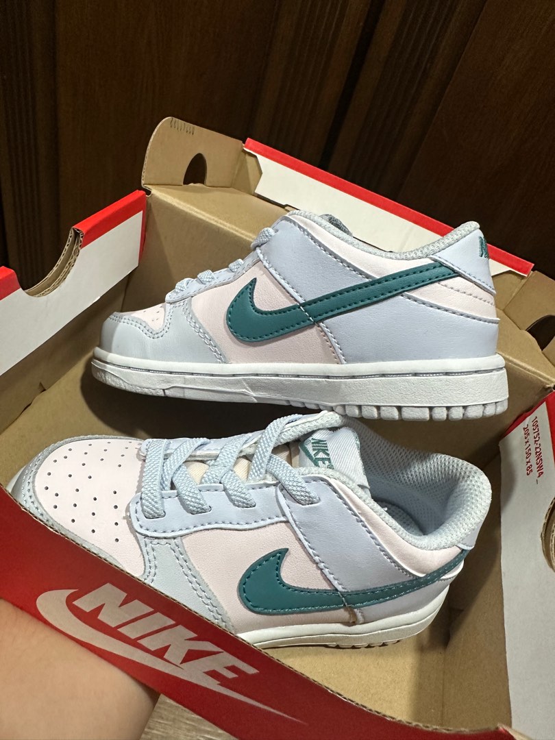 Nike Dunk Low TDE Mineral Teal, Babies & Kids, Babies & Kids Fashion on ...