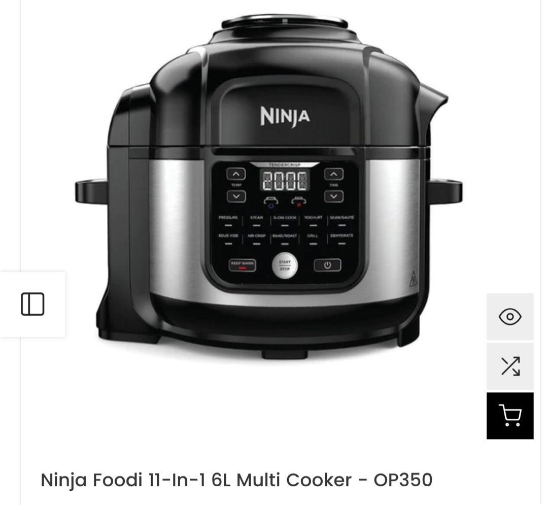 Ninja Foodi 11-in-1 6L OP300, TV & Home Appliances, Kitchen Appliances ...
