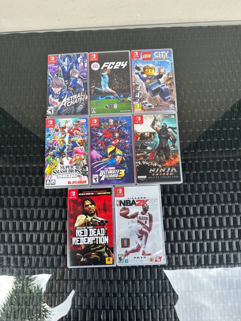 Nintendo Switch game Astral Chain / FC24 / Lego City Undercover / Super ...