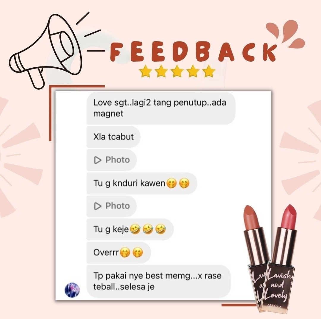 NIQA Matte Lipstick set, Beauty & Personal Care, Face, Makeup on Carousell