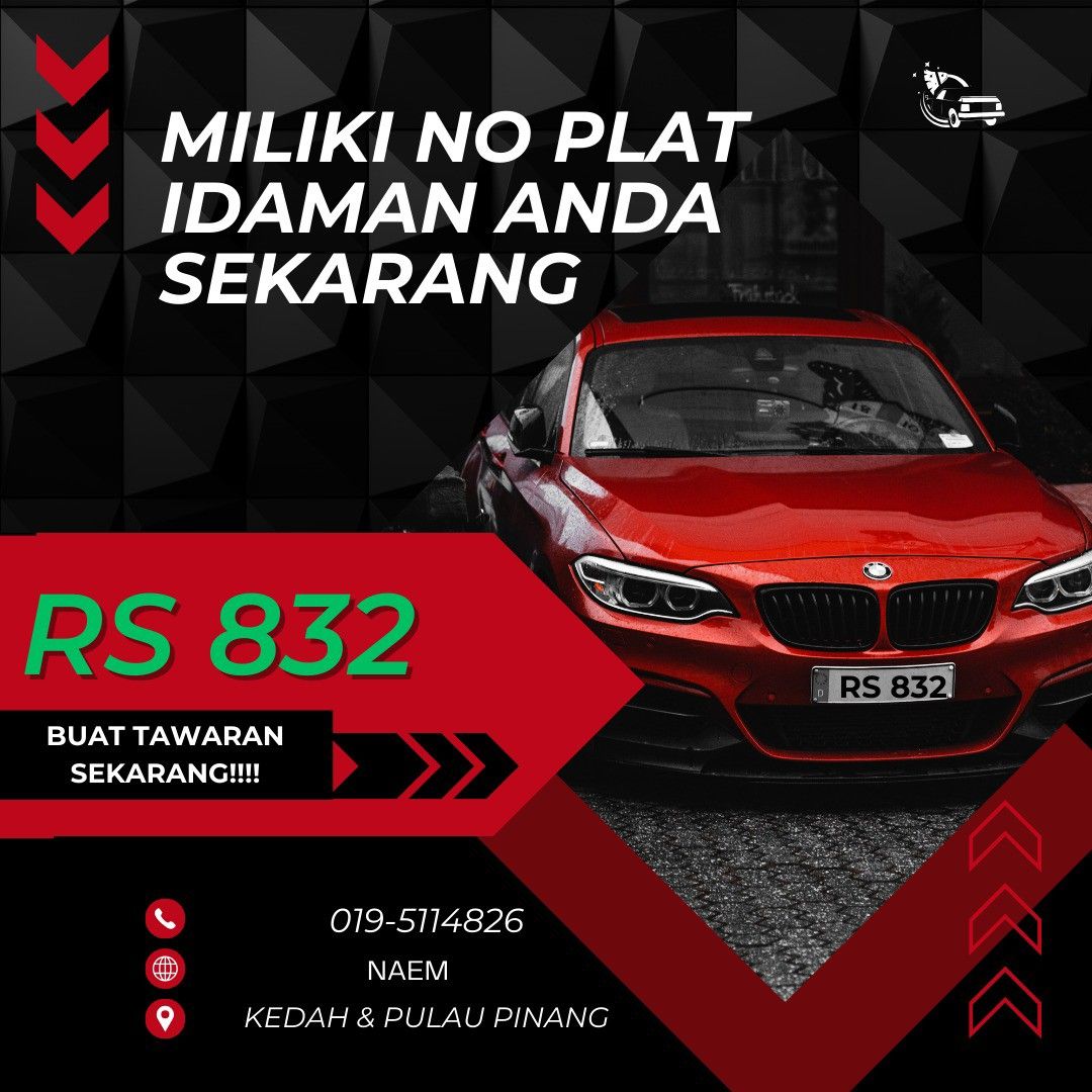 Nombor plat vip, Auto Accessories on Carousell