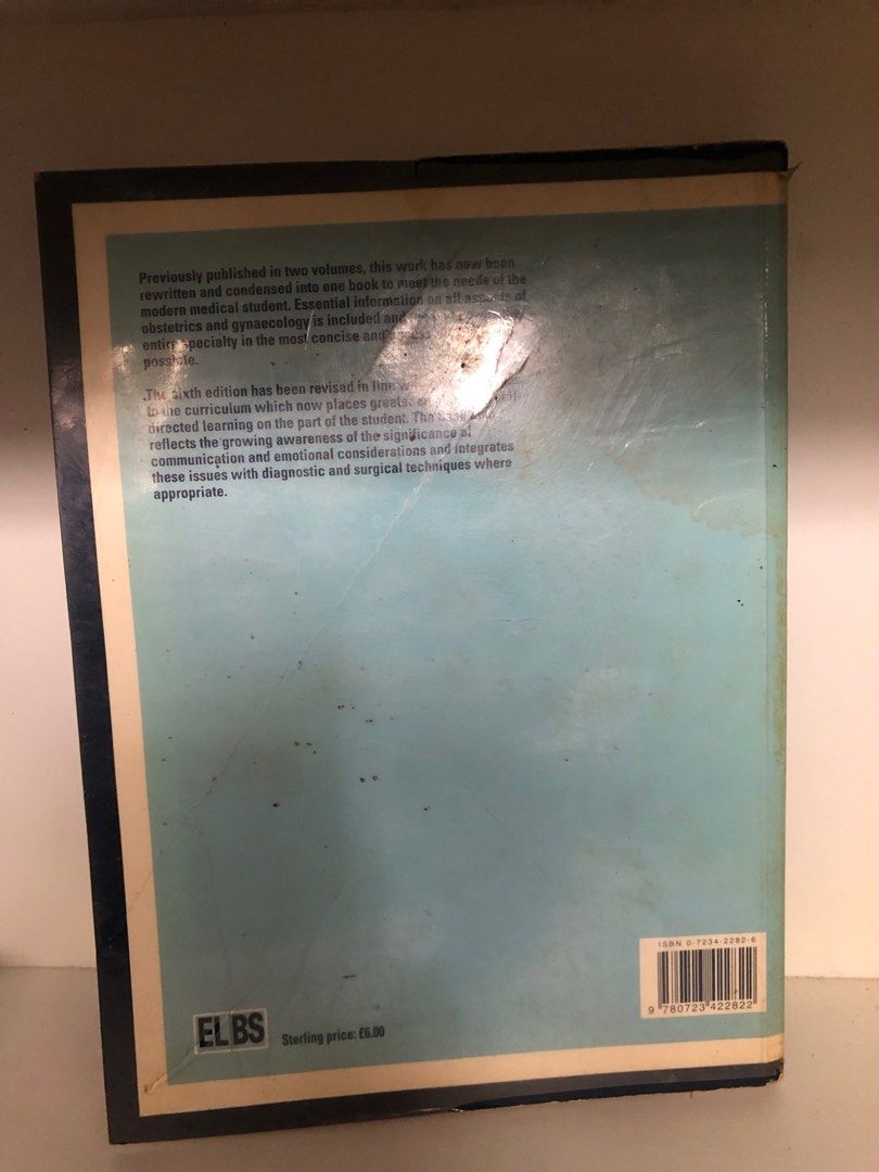 [nursing Books] Fundamentals Of Obstetrics And Gynaecology Sixth Edition 6th Edition By Derek