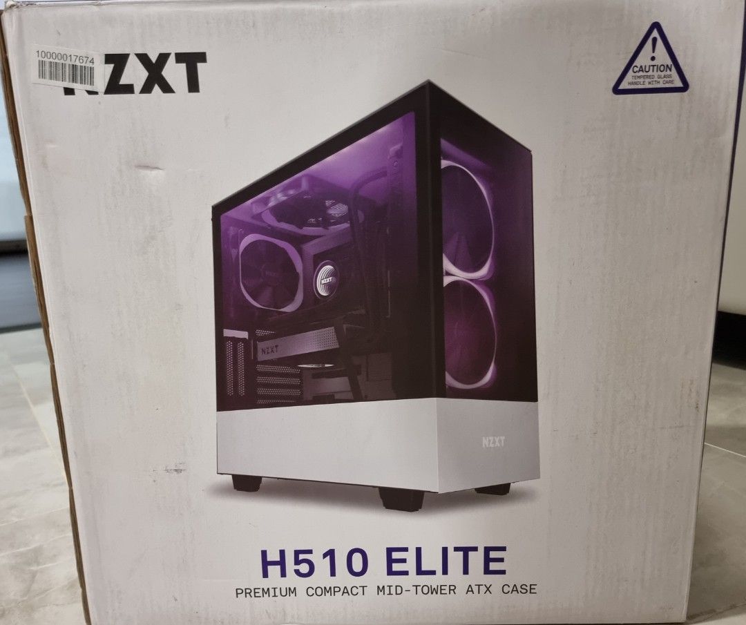 NZXT H510 Elite Mid-Tower ATX Case, Computers & Tech, Parts ...