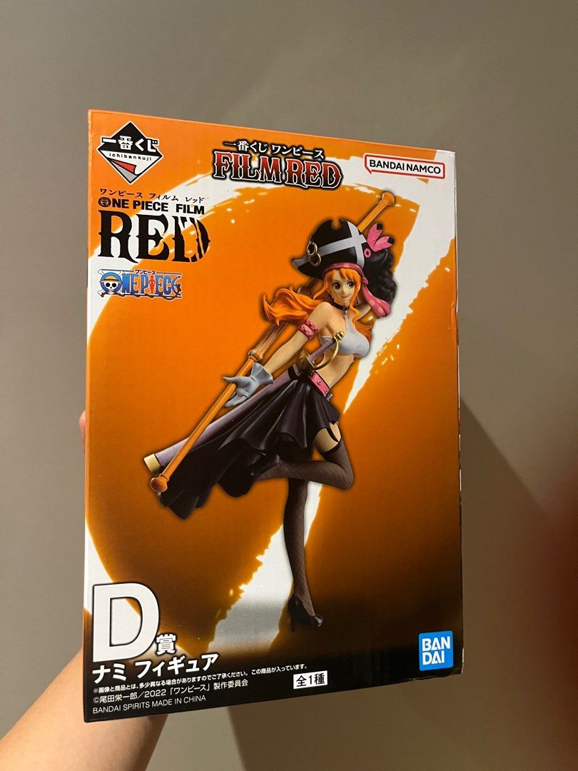 One piece Nami red film kuji figure figurine, Hobbies & Toys, Toys ...