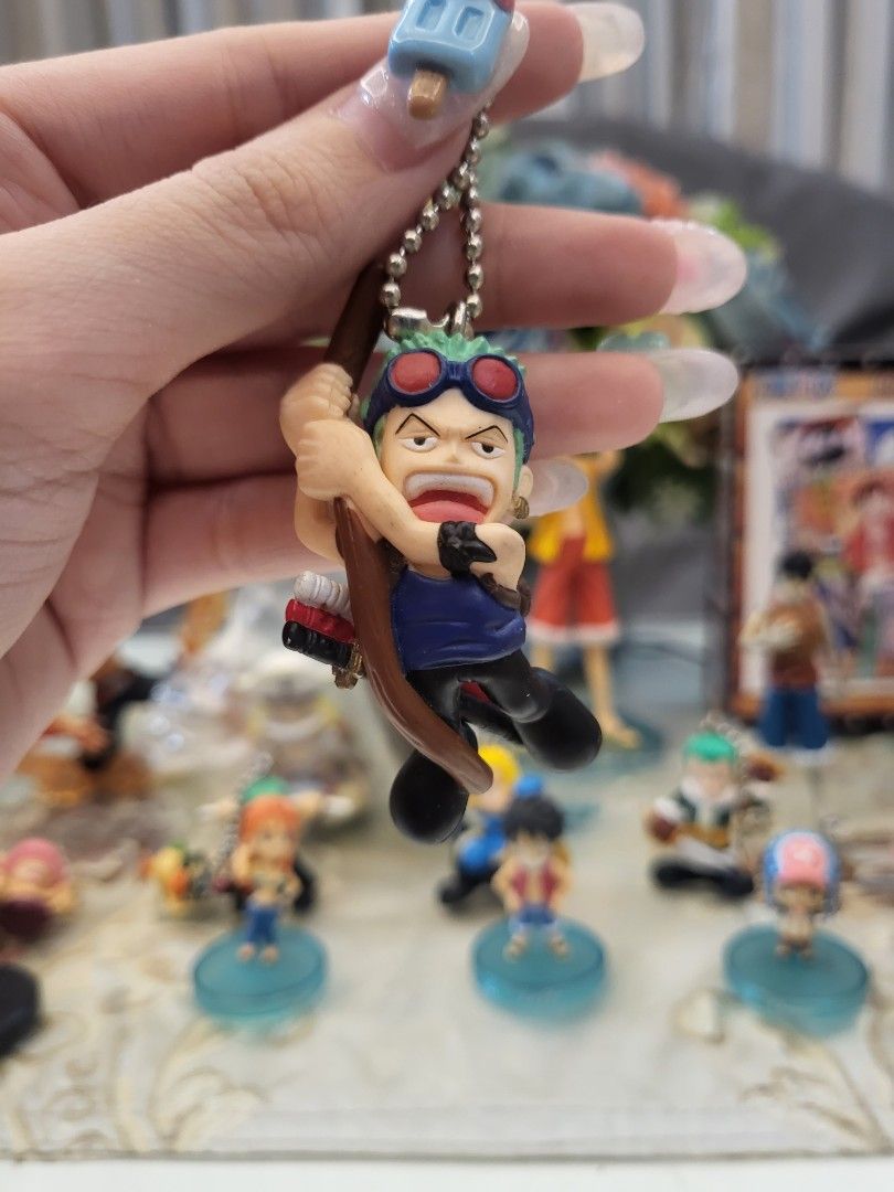 One Piece Zoro Swing Figure Keychain, Hobbies & Toys, Toys & Games on ...
