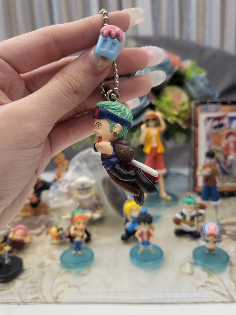 One Piece Zoro Swing Figure Keychain, Hobbies & Toys, Toys & Games on ...