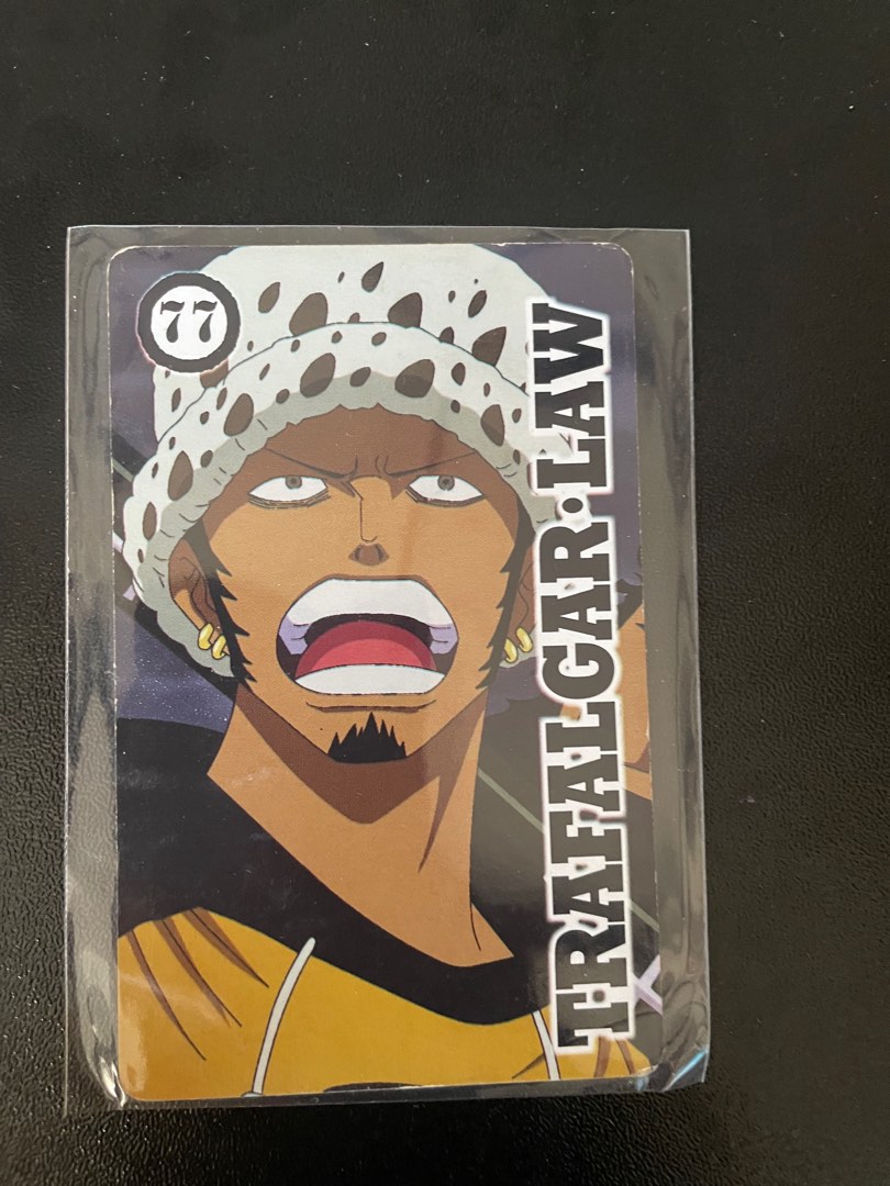 Onepiece law card, Hobbies & Toys, Memorabilia & Collectibles, Vintage ...