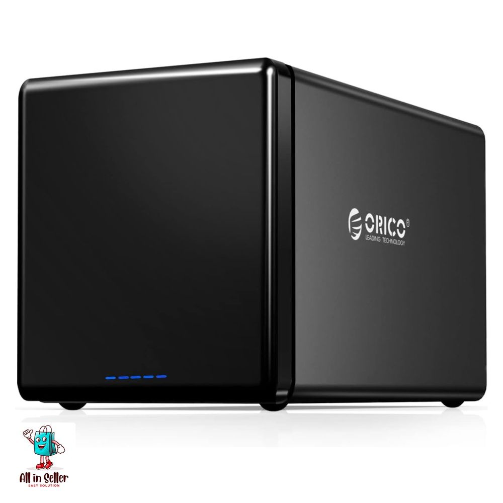ORICO 4 Bay External Hard Drive Enclosure Magnetic Aluminum Type-C to ...