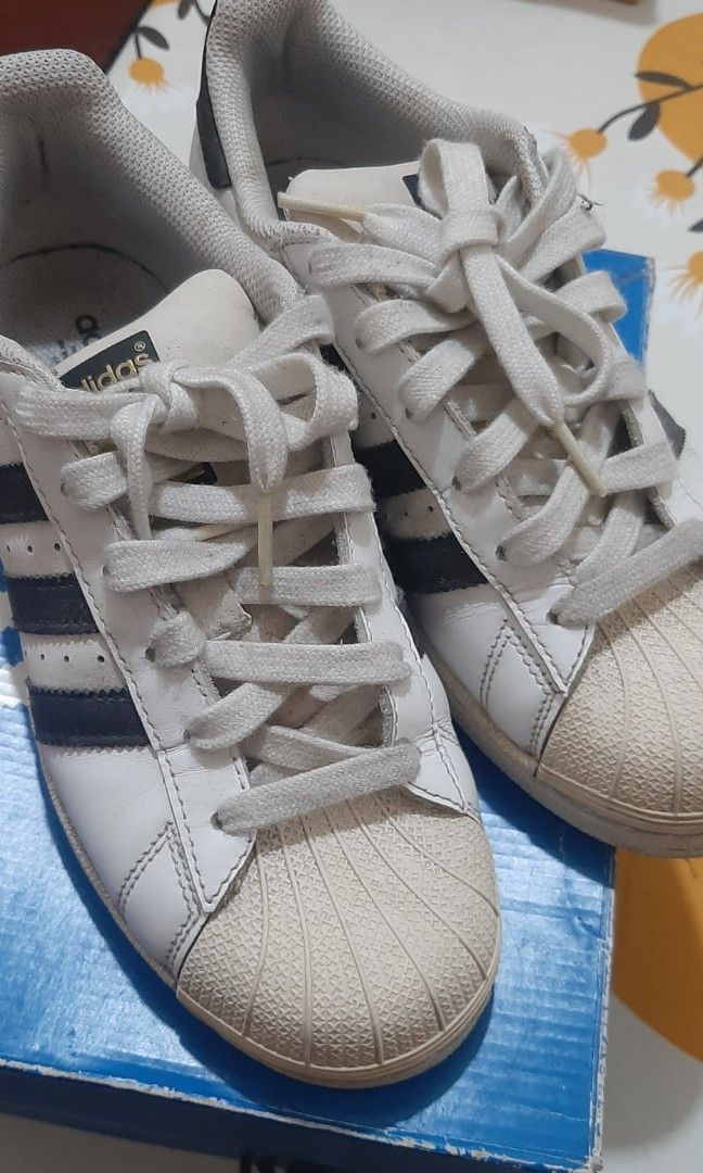Original Adidas Superstar, Women's Fashion, Footwear, Sneakers on Carousell