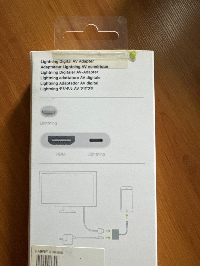 Original Apple lightning to digital AV adapter, TV & Home Appliances ...