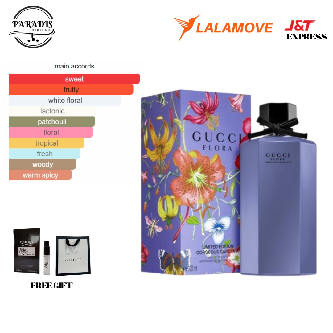 ORIGINAL AUTHENTIC GUCCI FLORA LIMITED EDITION GORGEOUS GARDENIA EDT ...