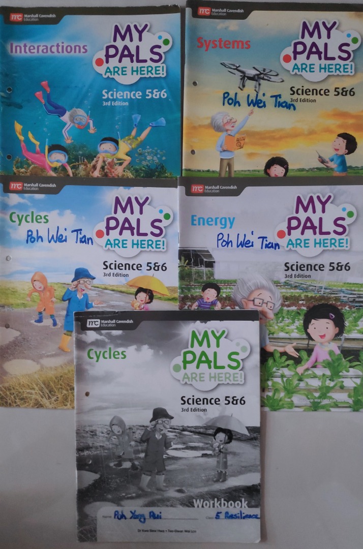 P3 P4 P5 P6 Science 3rd Edition My Pals Are Here Primary Text Textbook ...