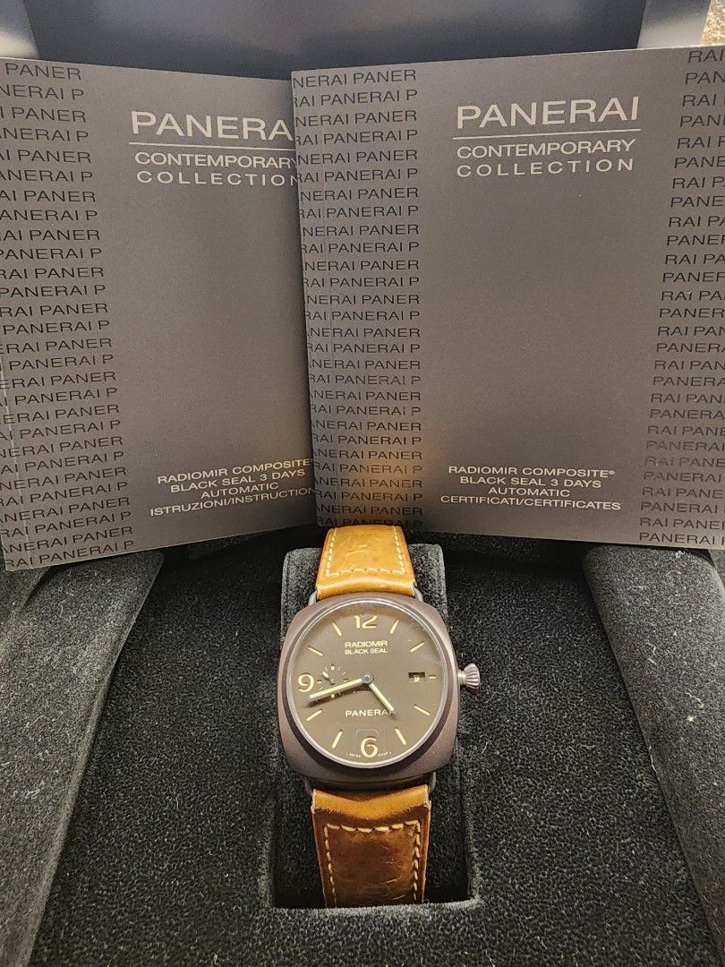 Panarai Radiomir Black Seal PAM 505, Luxury, Watches on Carousell