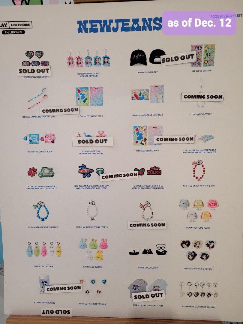 Pasabuy: NewJeans x Line Friends Merch (# pop up store ppg powerpuff ...