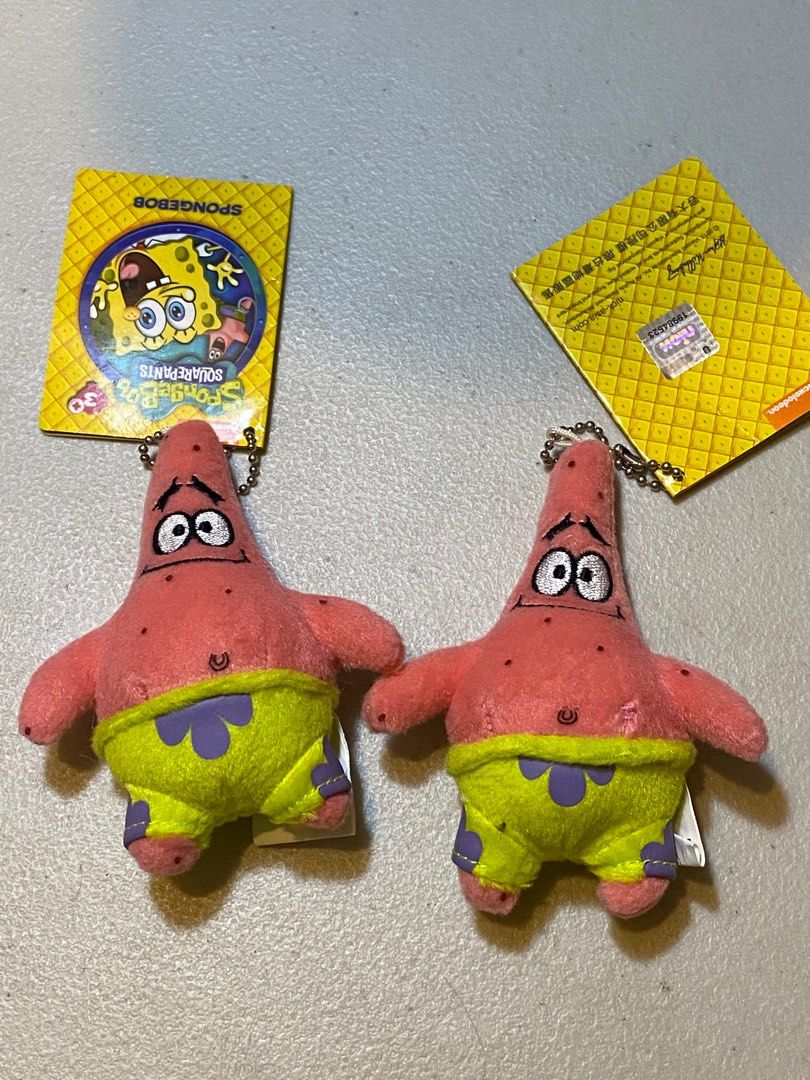 Patrick star mini plush keychains, Hobbies & Toys, Toys & Games on ...