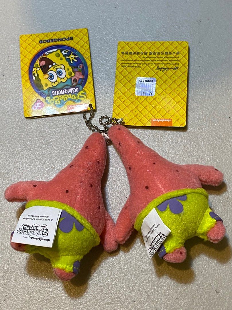 Patrick star mini plush keychains, Hobbies & Toys, Toys & Games on ...