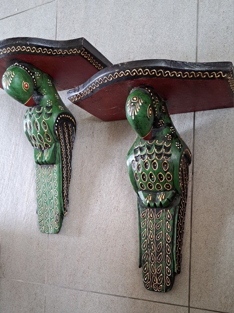 Peacock wall stands, Furniture & Home Living, Home Decor, Wall Decor on ...