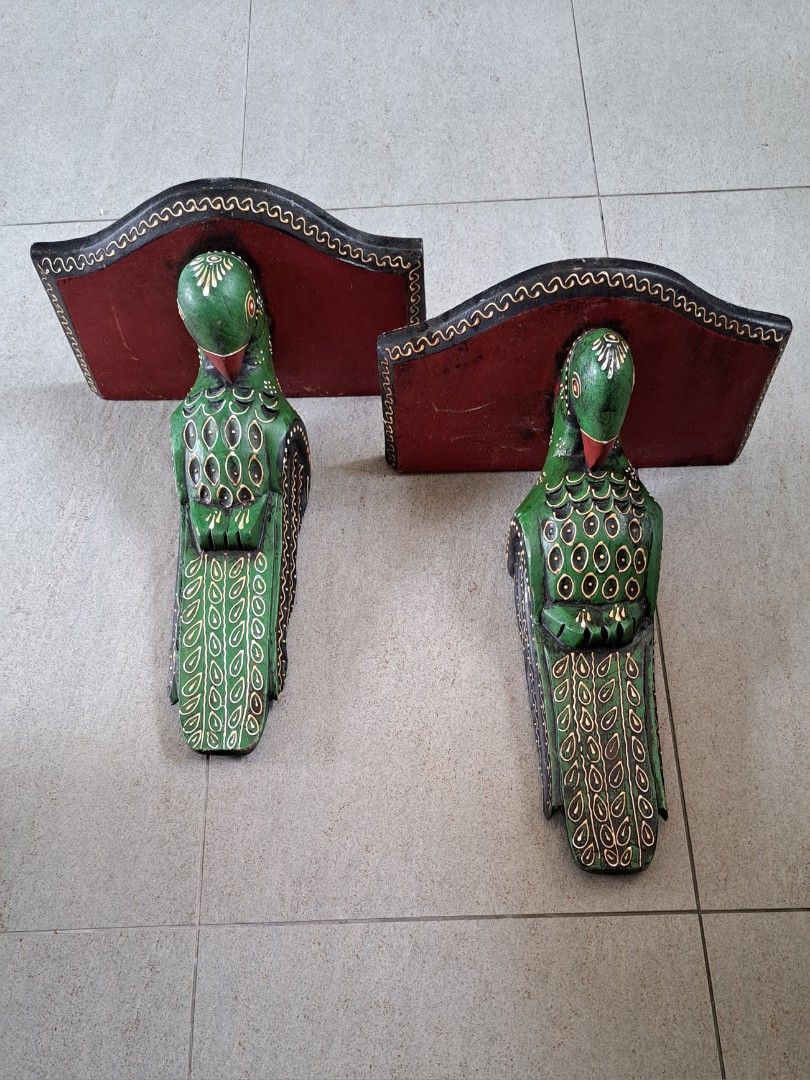 Peacock wall stands, Furniture & Home Living, Home Decor, Wall Decor on ...