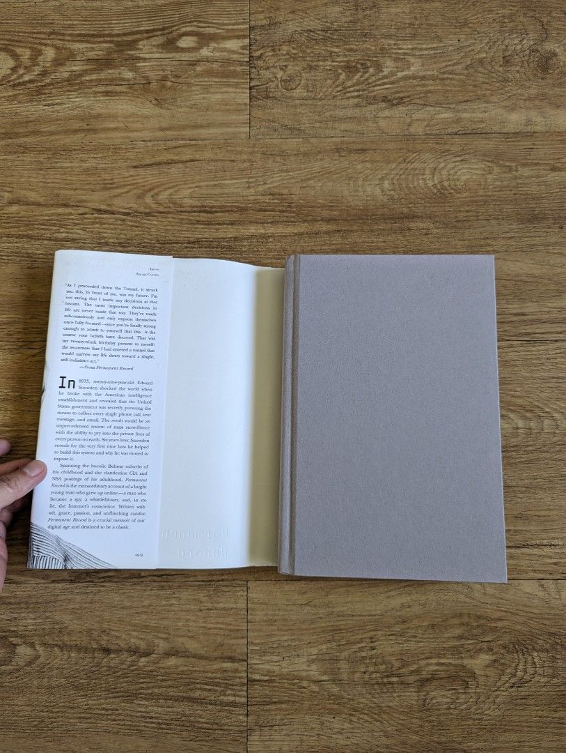 Permanent Record by Edward Snowden (Hardbound), Hobbies & Toys, Books ...