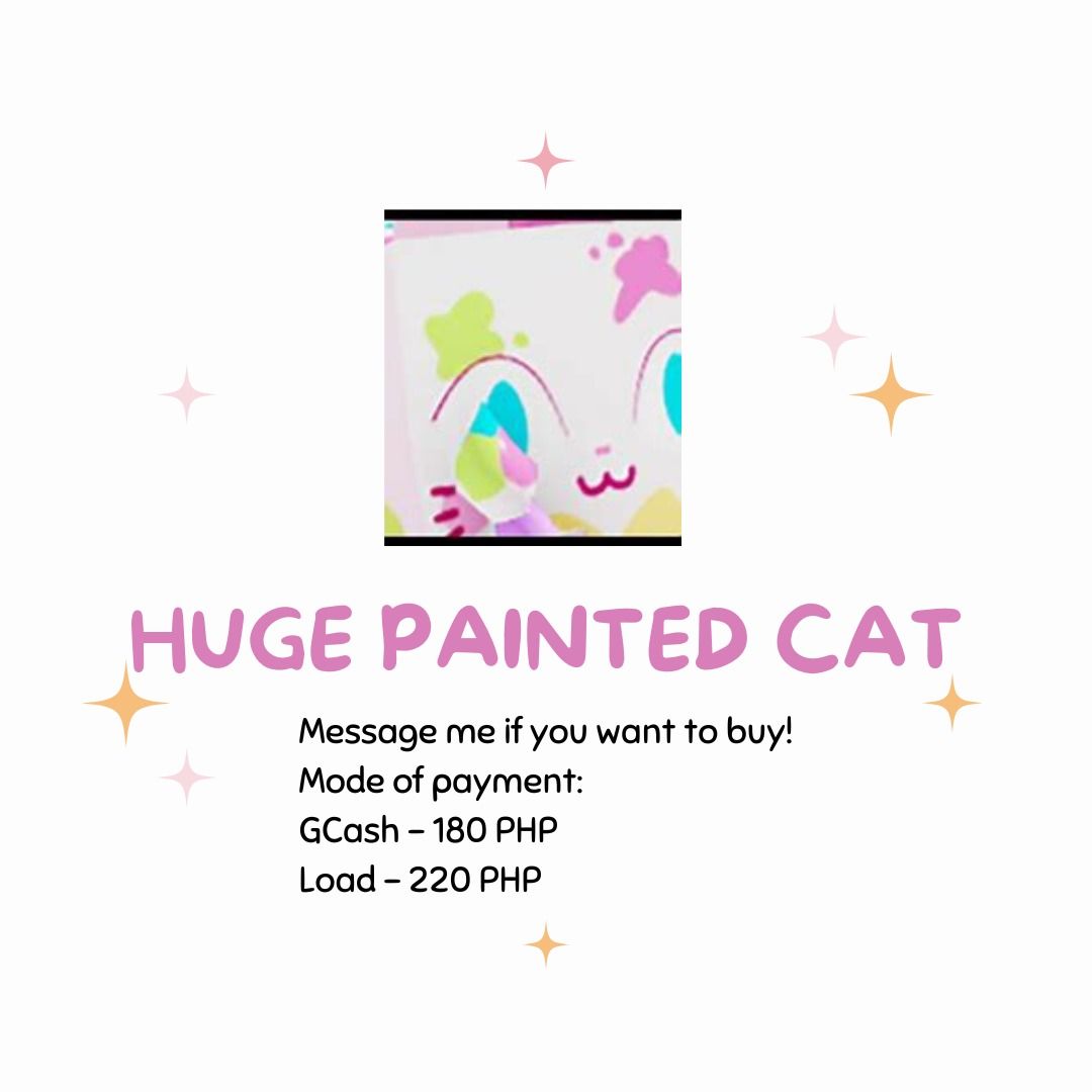 PET SIMULATOR 99 (PS99) HUGE PAINTED CAT, Video Gaming, Video Games ...